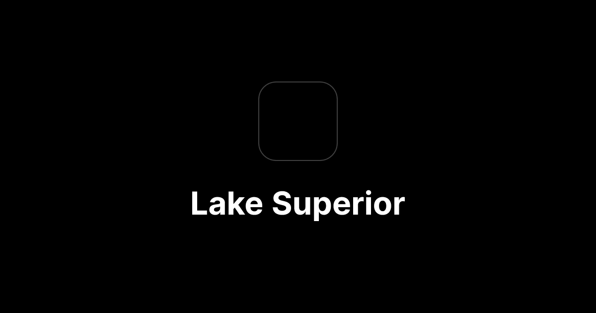 Lake Superior Water Temperature & Fishing Reports | LakeMonster