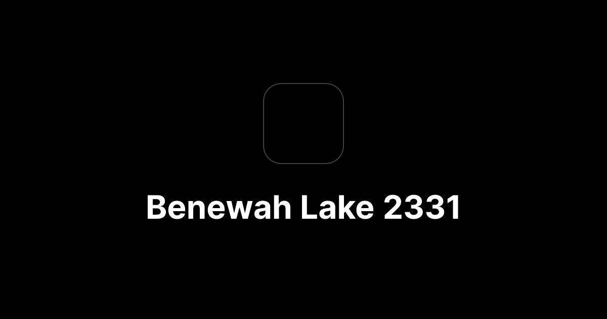 Benewah Lake 2331 Water Temperature & Fishing Reports | LakeMonster
