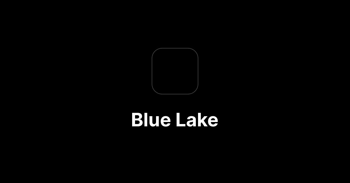Blue Lake Water Temperature & Fishing Reports | LakeMonster